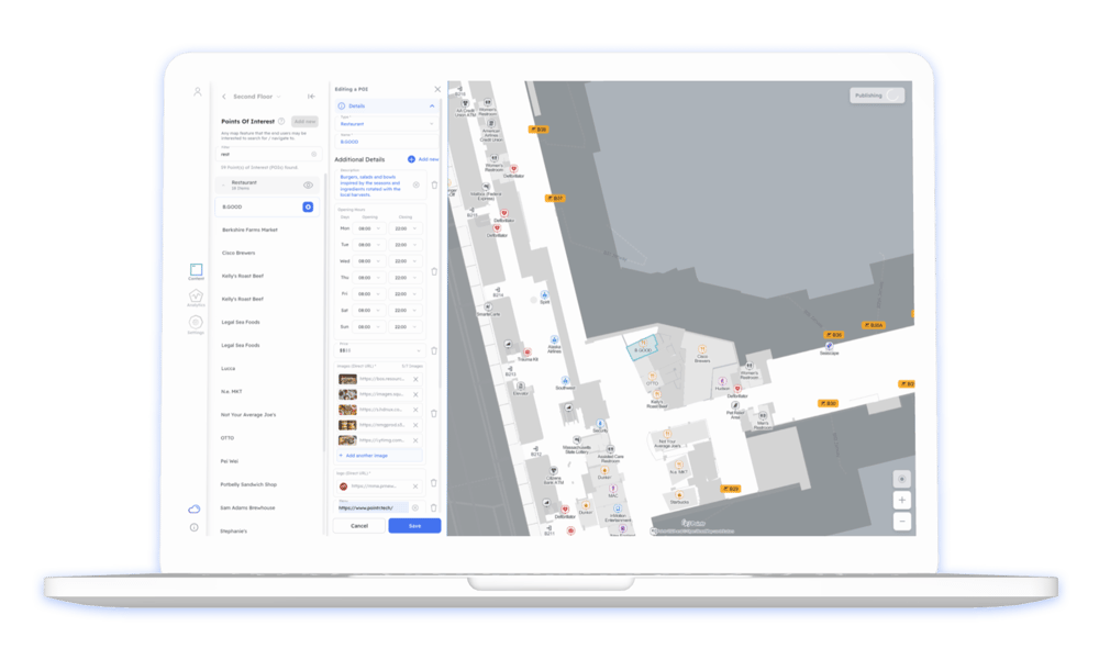 Pointr Cloud Indoor Location CMS | Pointr Deep Location®